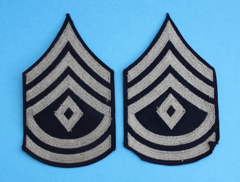 WW2 set of US First Sergeant rank badges – WW2 Militaria, Scale-models ...