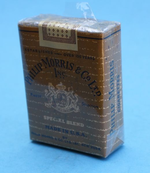 WW2 US Philip Morris cigarettes – WW2 Militaria, Scale-models, Books, etc.