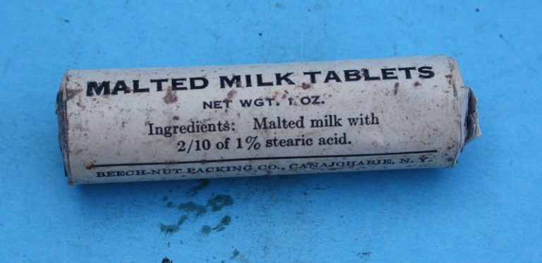 WW2 U.S. Malted Milk tablets (1) – WW2 Militaria, Scale-models, Books, etc.