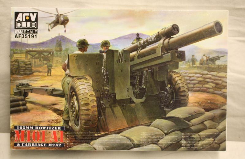 105mm Howitzer M101 A1 & Carriage M2A2 – WW2 Militaria, Scale-models ...