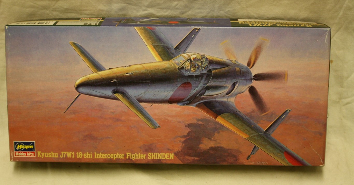 Kyushu J7W1 18-shi Intercepter Fighter Shinden – WW2 Militaria, Scale ...